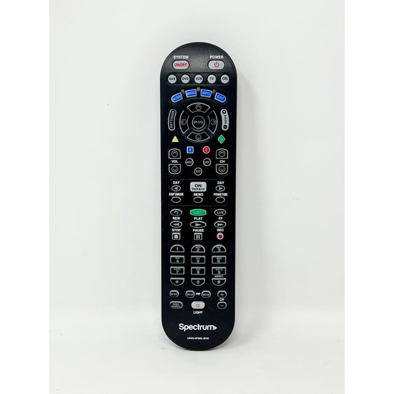 Spectrum UR5U-8780L-BHC TV Remote Control - Etsy