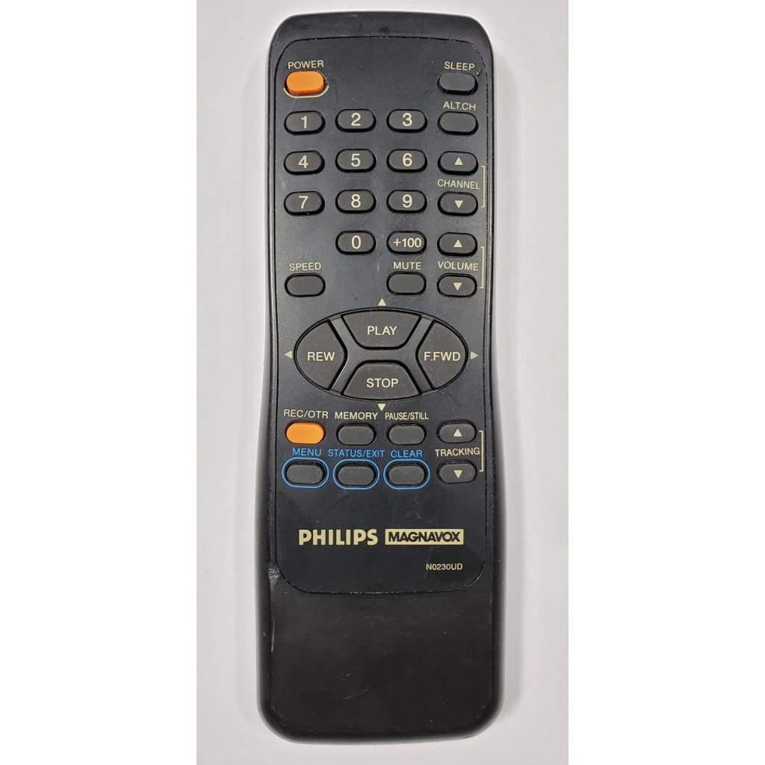Philips Magnavox N0230UD TV/VCR Combo Remote Control - Etsy