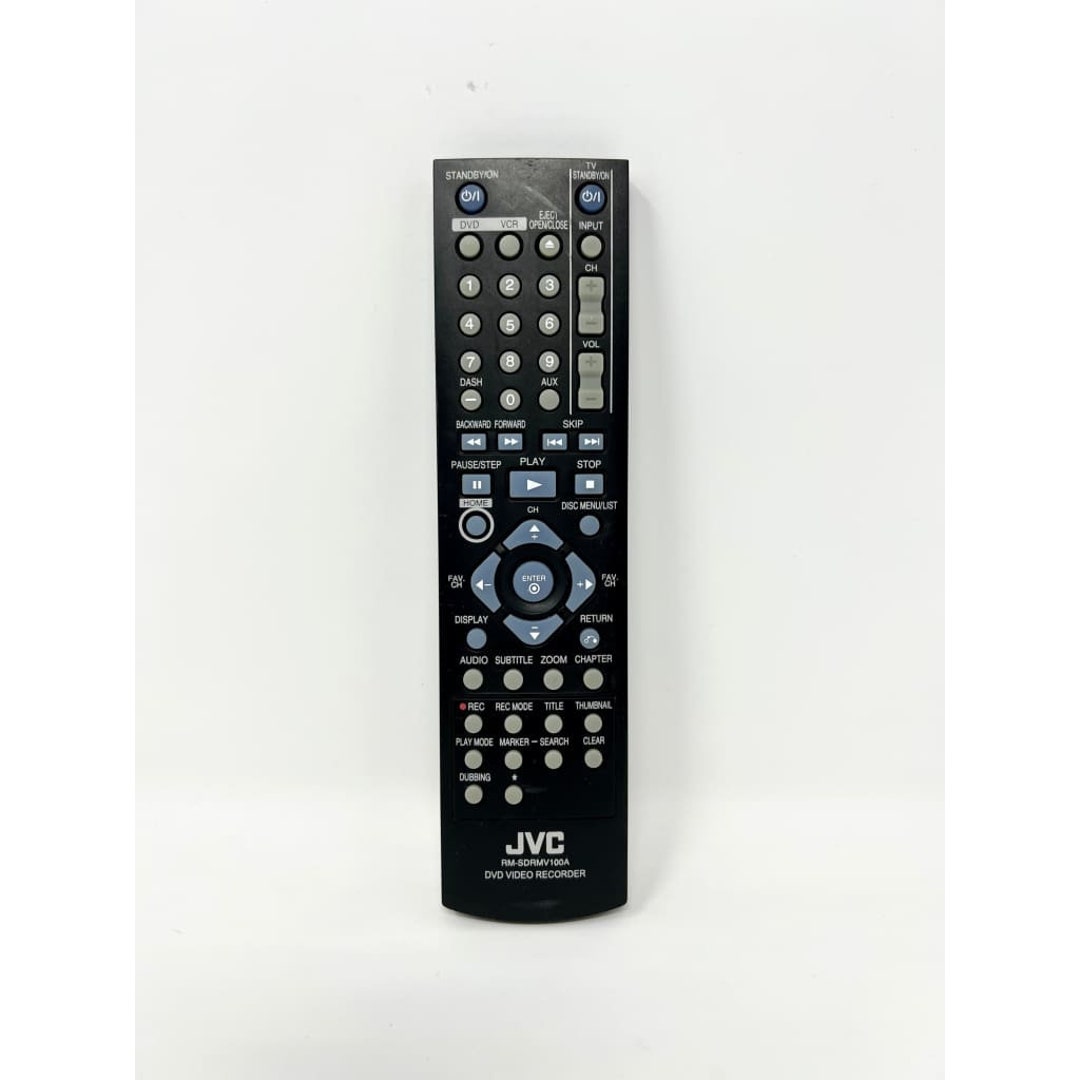 JVC RM-SDRMV100A DVD Recorder Dvdr Remote Control - Etsy
