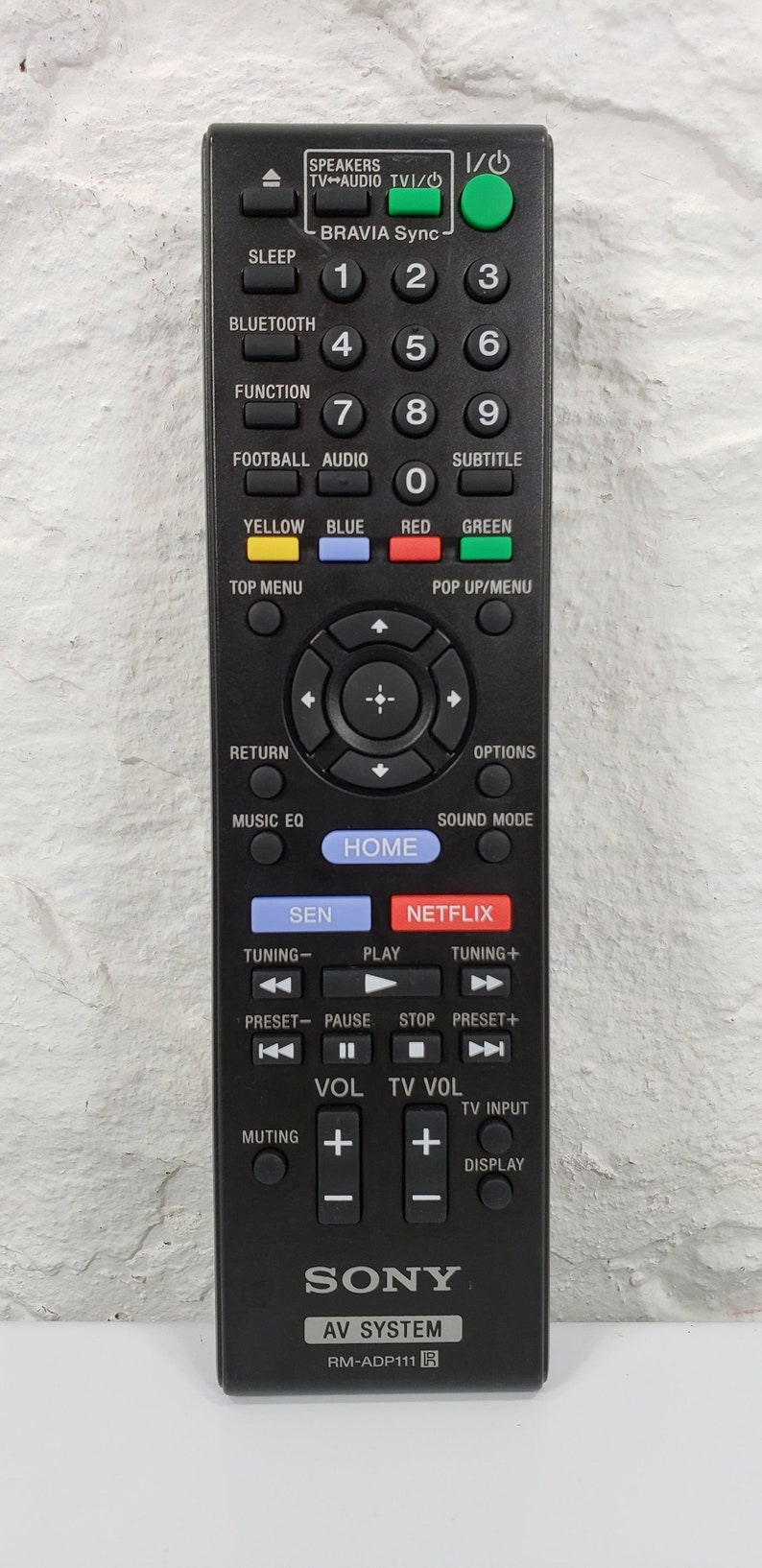 Sony RM-ADP111 Audio System Remote Control for BDV-E2100 - Etsy