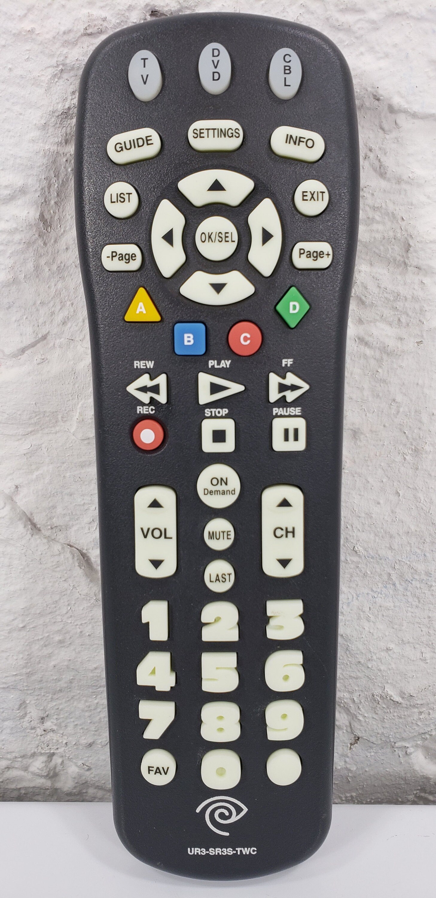 Time Warner Spectrum Universal Remote UR3-SR3S-TWC - Etsy