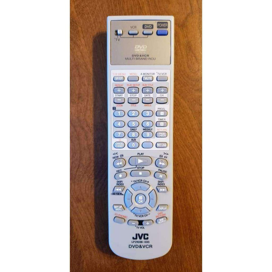 JVC LP21036-033 DVD/VCR Combo Remote Control - Etsy