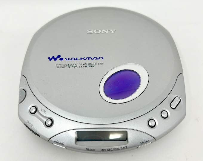 Sony Discman D-E350 Portable CD Player With Esp Cd-r/rw Works Great - Etsy