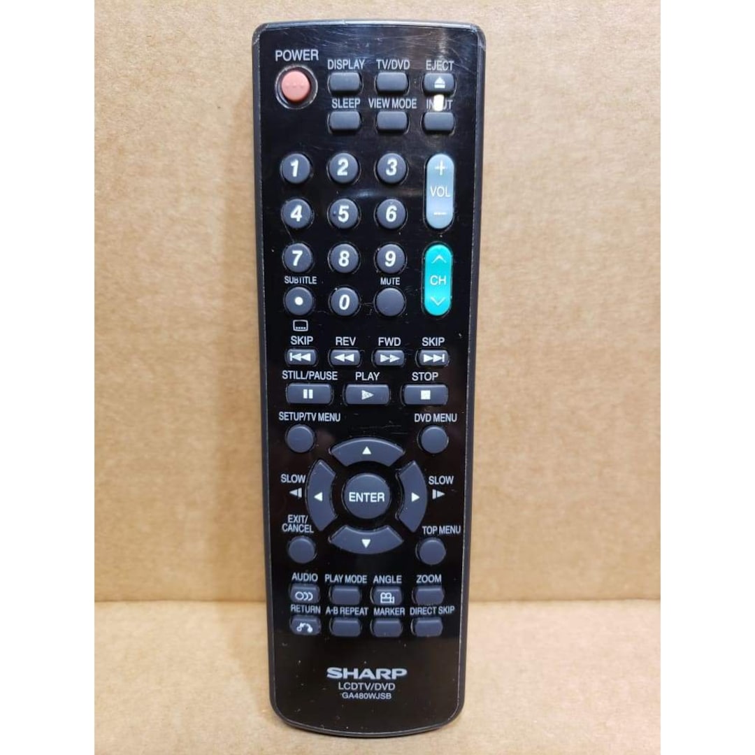 SHARP GA480WJSB TV/DVD Remote Control - Etsy