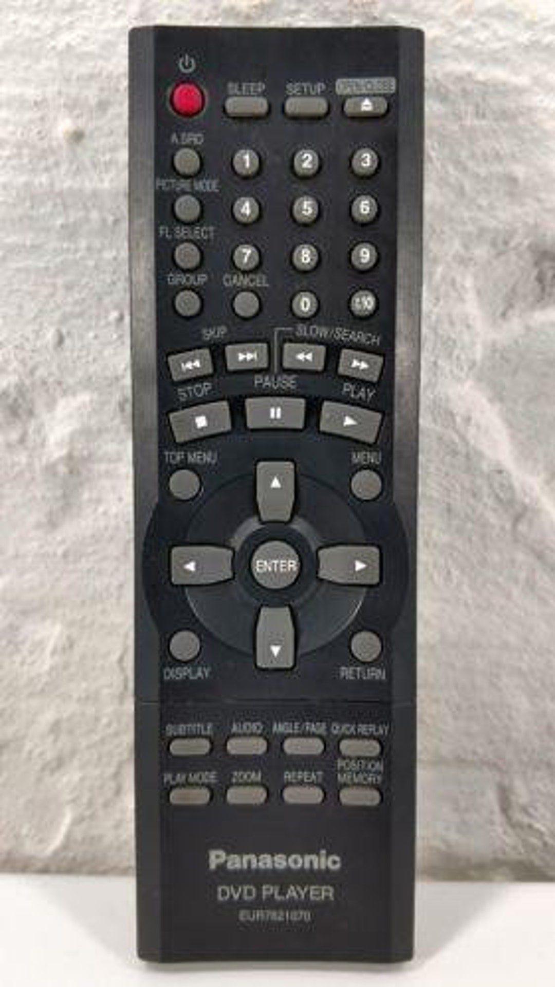 Panasonic EUR7621070 DVD Remote Control - Etsy