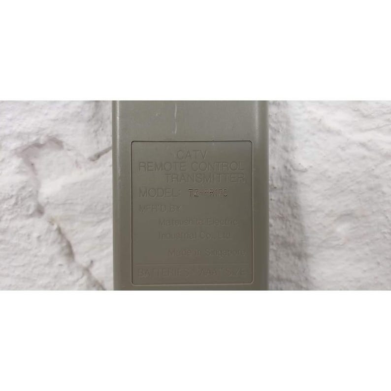Panasonic TZ-PR170 TV Cable Box Receiver Remote TZPC170 TZPC175 ...
