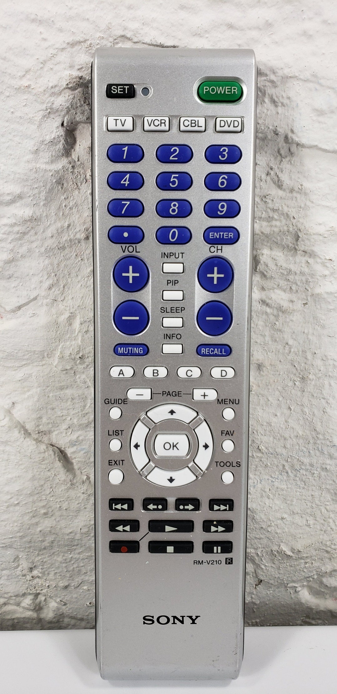 Sony RM-V210 4-device Universal Remote Control - Etsy
