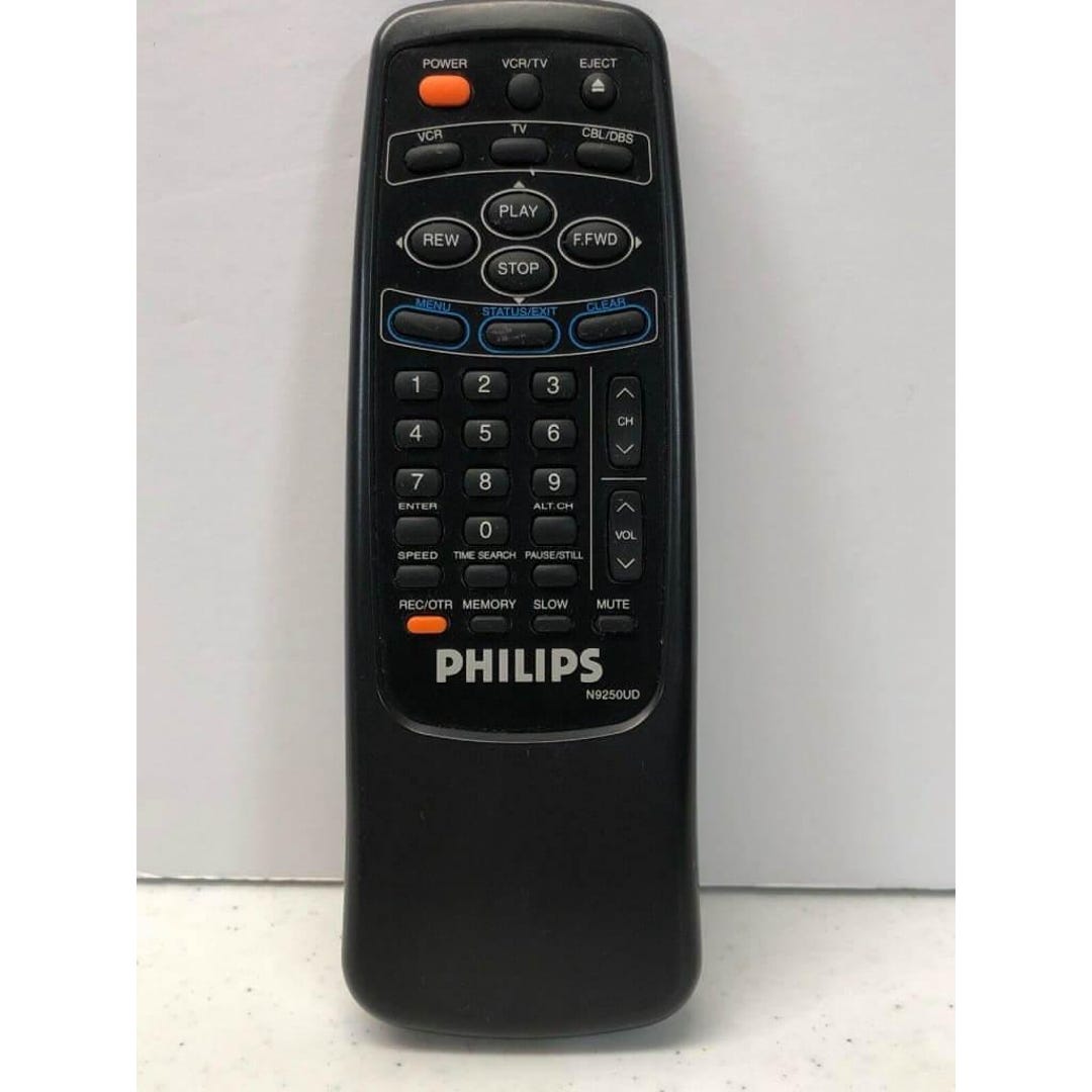 Philips N9250UD VCR VHS Remote Control - Etsy