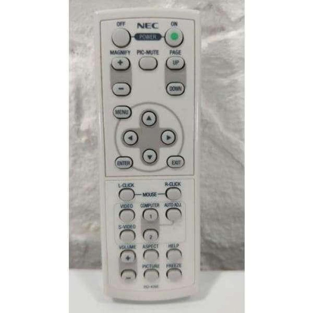 NEC RD-409E LCD Projector Remote Control for VT670 VT676 - Etsy