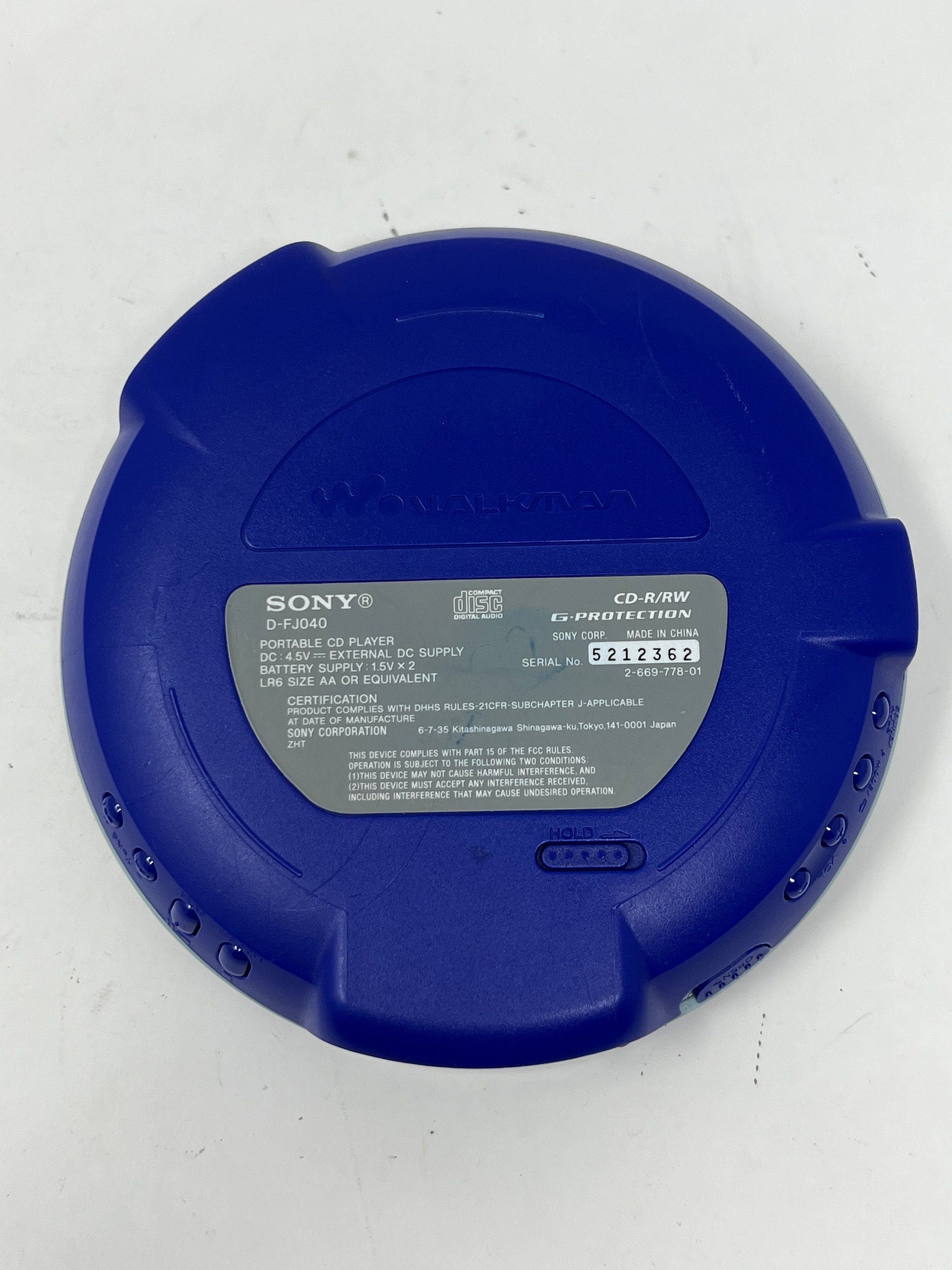 Sony Walkman CD Player D-FJ040 Discman PSYC W/ G-protection - Etsy