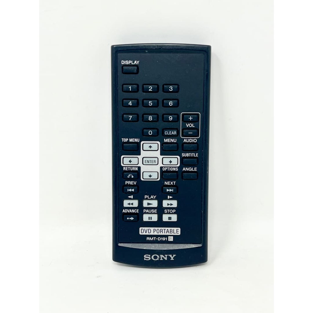 Sony RMT-D191 Portable DVD Player Remote Control - Etsy