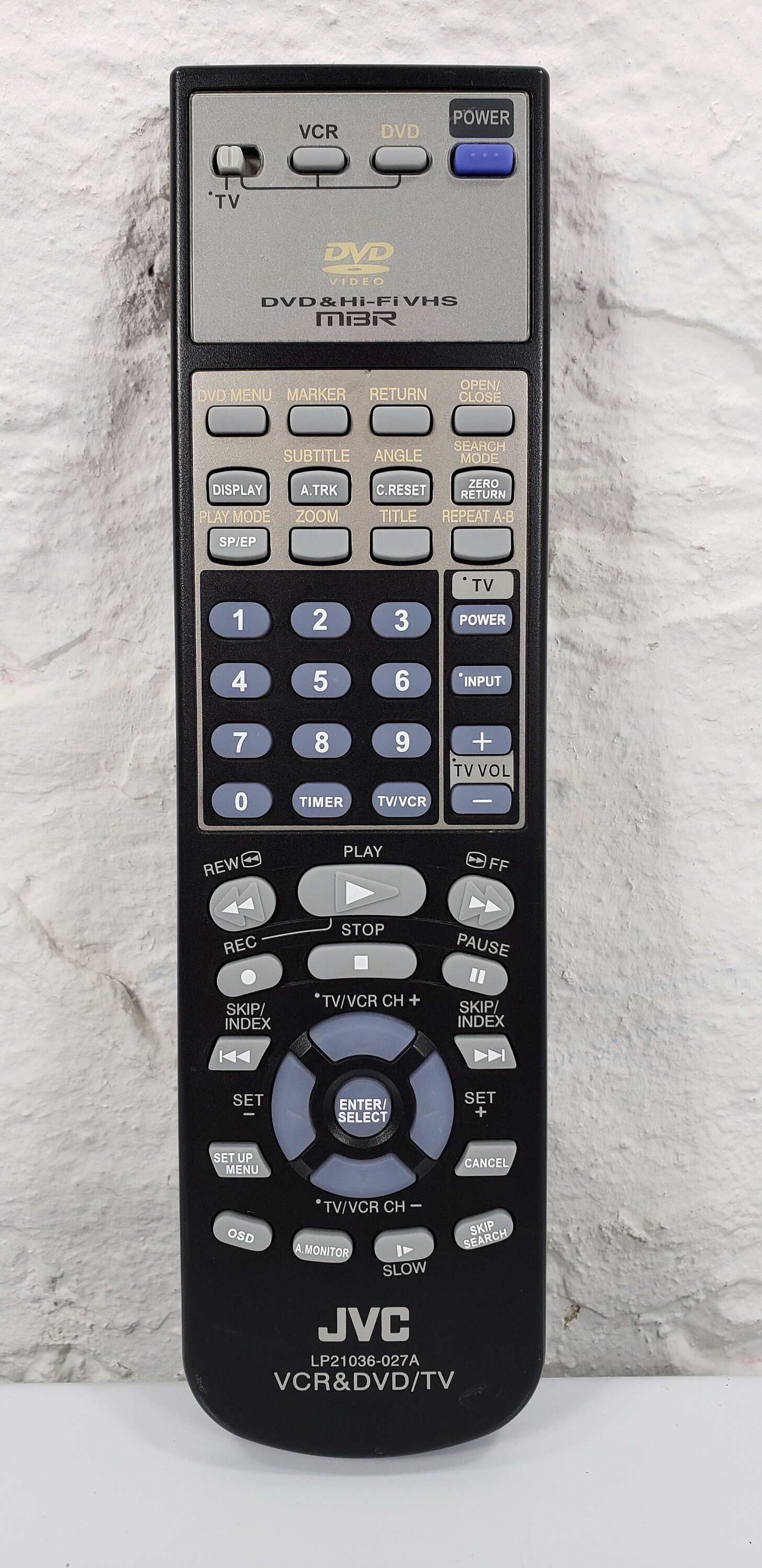 JVC LP21036-027A DVD VCR Remote Control - Etsy