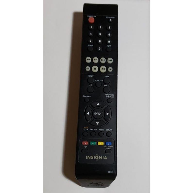 Insignia BD005 Blu-ray Remote Control - Etsy