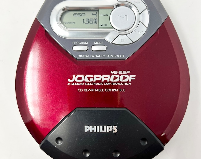 Philips Portable CD Player Discman With Belt Clip - 45 ESP Jogproof ...