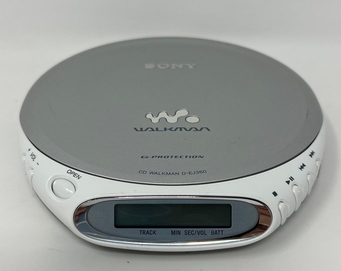 Sony Walkman CD Player D-EJ360 Discman Car Ready With Anti-skip G ...
