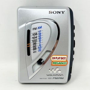 Vintage Sony Walkman Cassette Player WM-FX197 With AM/FM Mega Bass ...