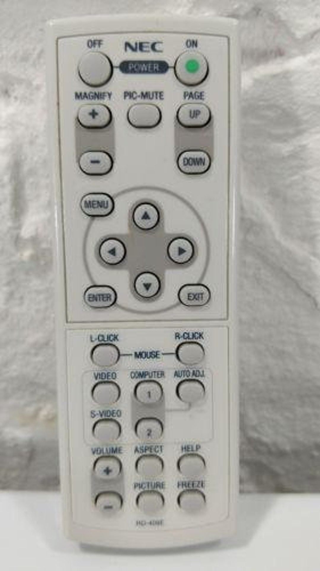 NEC RD-409E LCD Projector Remote Control for VT670 VT676 - Etsy