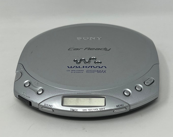 Sony Walkman CD Player D-E226CK Discman Car Ready With Anti-skip ESP ...