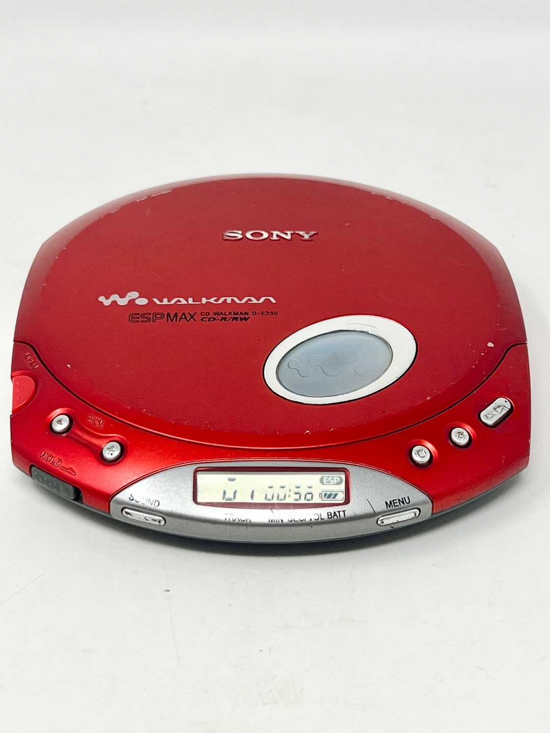 Sony Walkman CD Player D-E350 Discman Car Ready W/ ESP Max Red 2 - Etsy