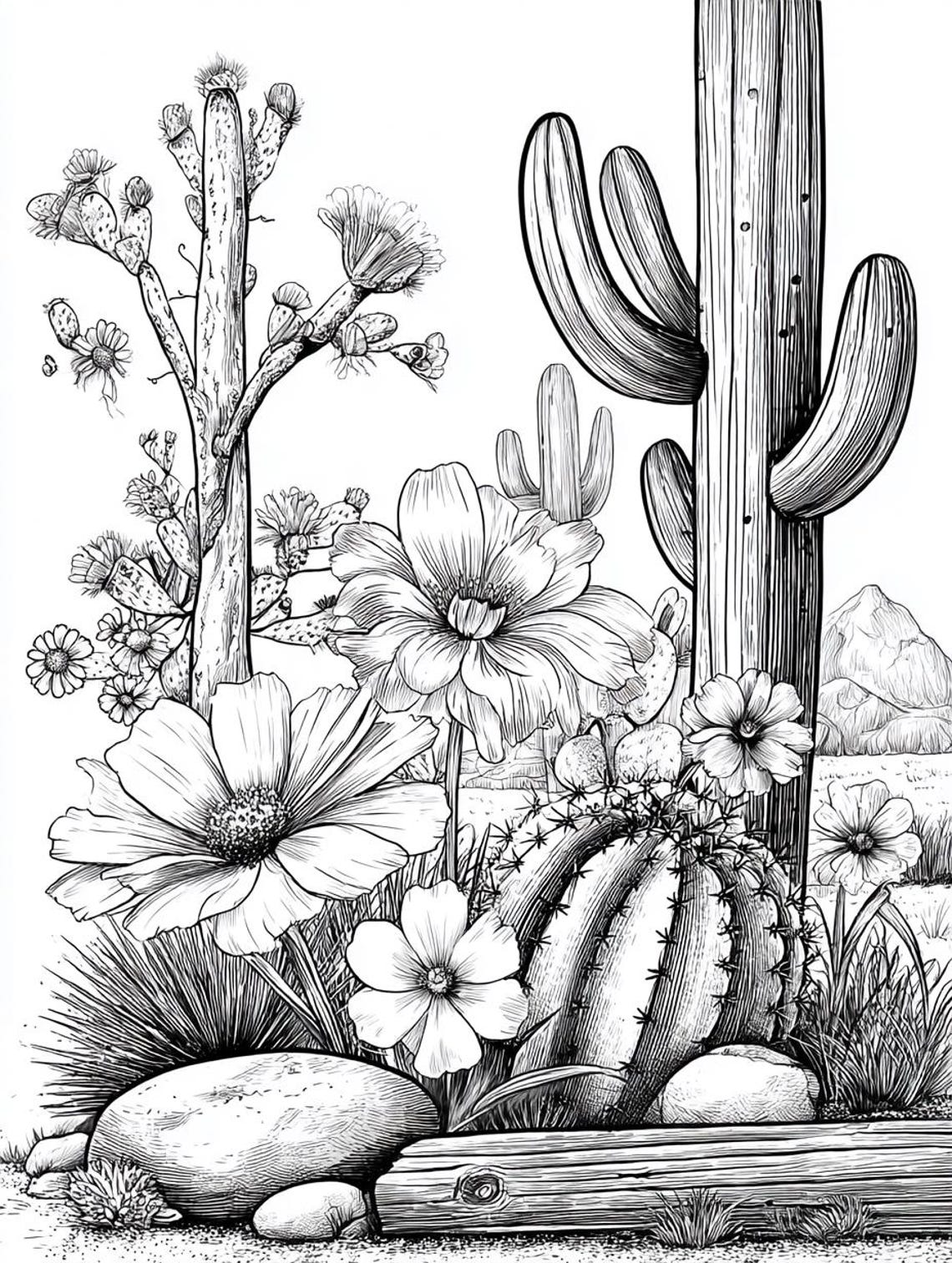 Arizona Coloring Pages | 16 Printable Desert-themed Sheets | Digital ...