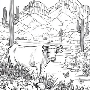 Arizona Coloring Pages | 16 Printable Desert-themed Sheets | Digital ...