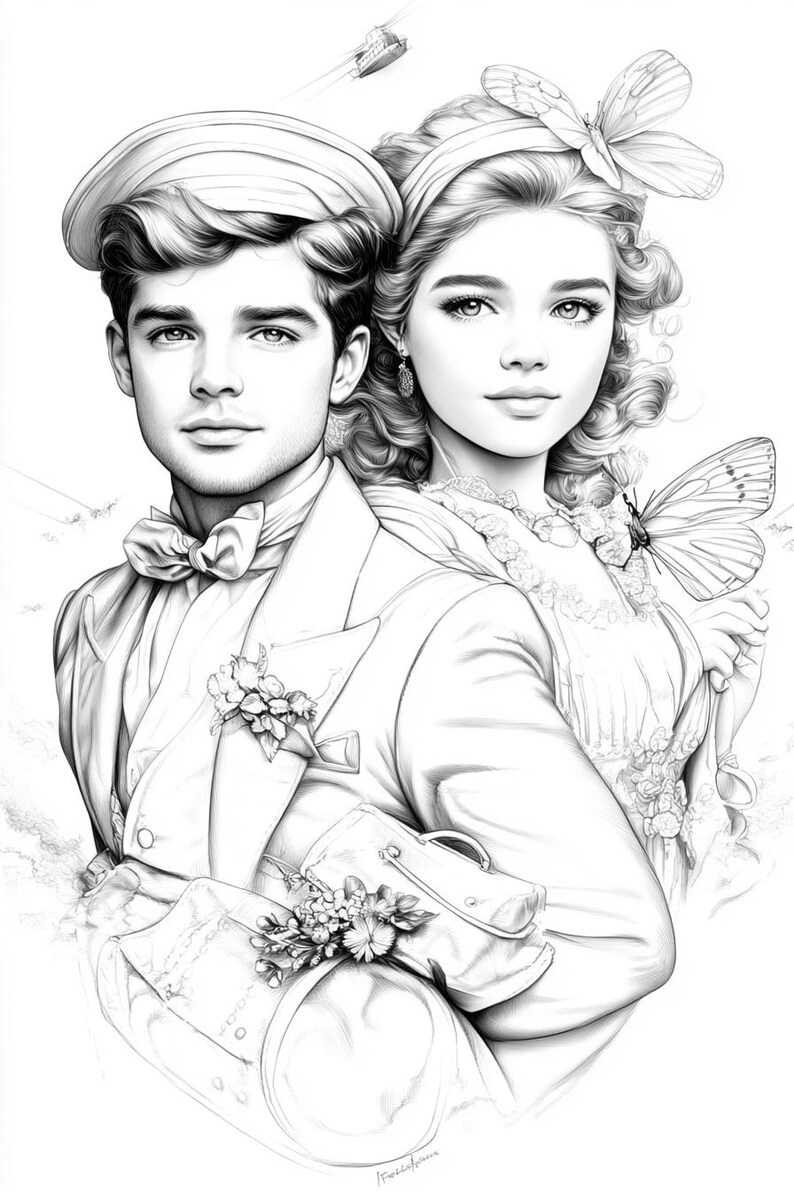 Titanic Coloring Pages – 45+ Printable Sheets | Edwardian Fashion ...