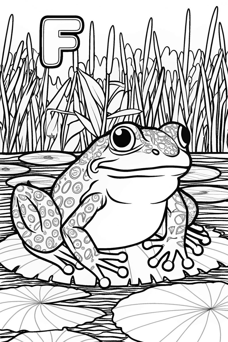 Animal Alphabet Coloring Pages A–Z (26) | ABC Printable for Preschool ...