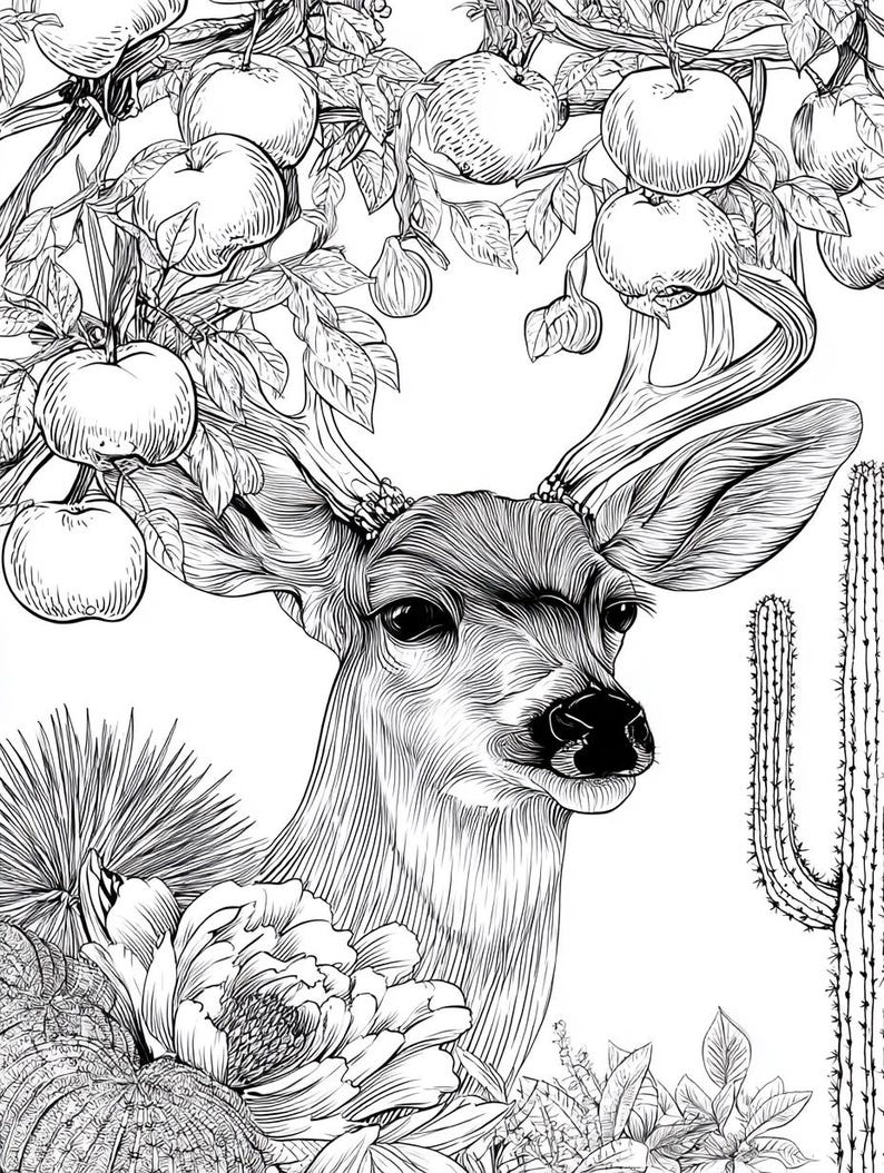 Arizona Coloring Pages | 16 Printable Desert-themed Sheets | Digital ...