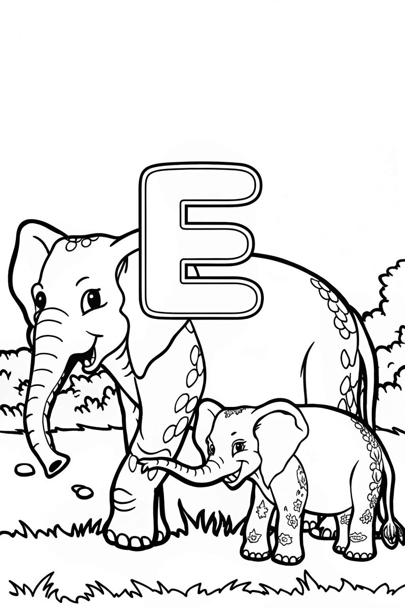 Animal Alphabet Coloring Pages A–Z (26) | ABC Printable for Preschool ...
