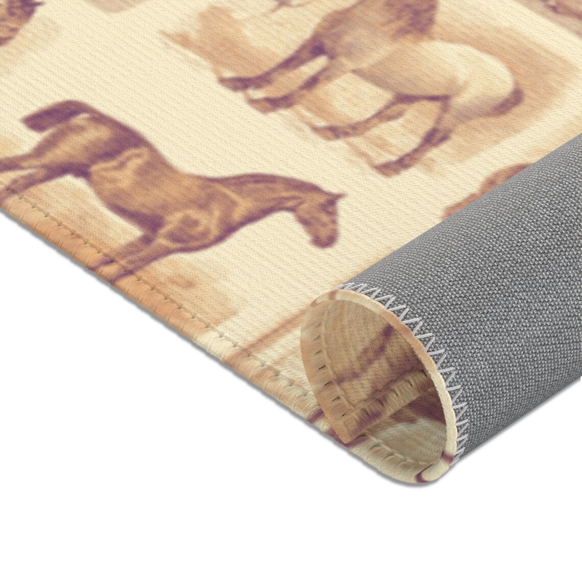 Equestrian Lover Horse Lover Accent Area Rugs | Etsy