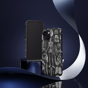 Human Anatomy Printed White on Black Case Mate Tough Phone Cases - Etsy