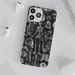 Human Anatomy Printed White on Black Flexi Smart Phone Case - Etsy