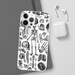 Human Anatomy Printed Black on White Flexi Smart Phone Case - Etsy