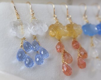 Crystal Rain Drops | Etsy