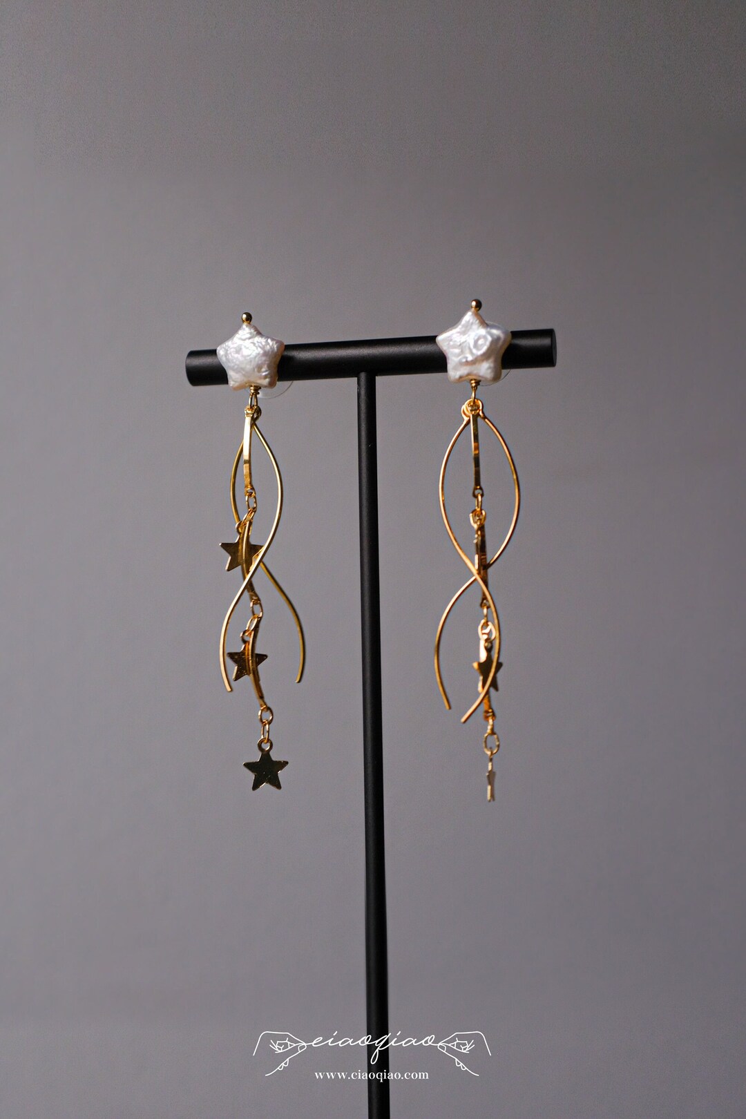 Pearl Earrings Shooting Star Jewelry Astronomy Lover Birthday Bestie ...