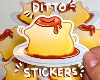 Pudding Stickers | Etsy