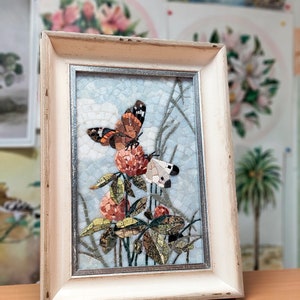 Handmade Marble Mosaic Butterflies, Roman Style Wall Art - Etsy
