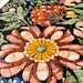 Ukrainian Petrykivka Floral Marble Mosaic Tabletop, Mosaic Tiles Coffee ...