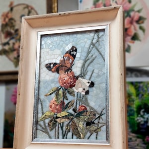 Handmade Marble Mosaic Butterflies, Roman Style Wall Art - Etsy