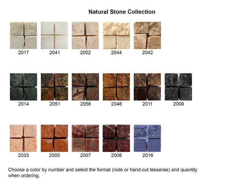 Marble Tiles for Mosaic Art | Hand Cut Roman Natural Stone Tesserae ...