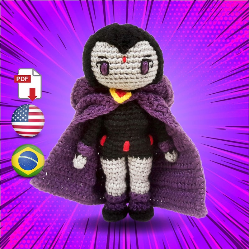 Teen Titans Raven Toy - Etsy
