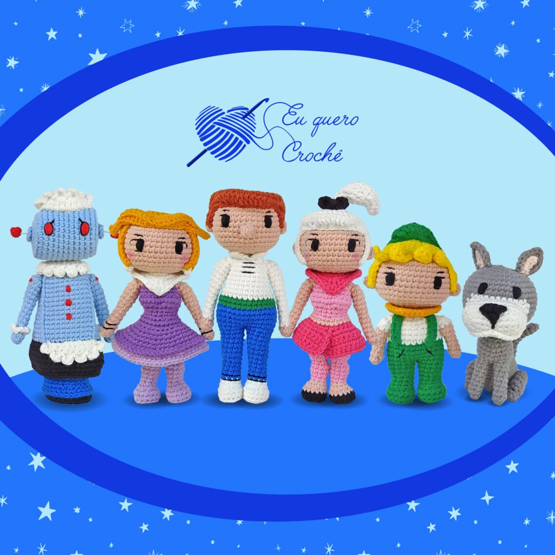 The Jetsons PACK 6 Patterns 20%OFF Amigurumi Crochet PDF - Etsy