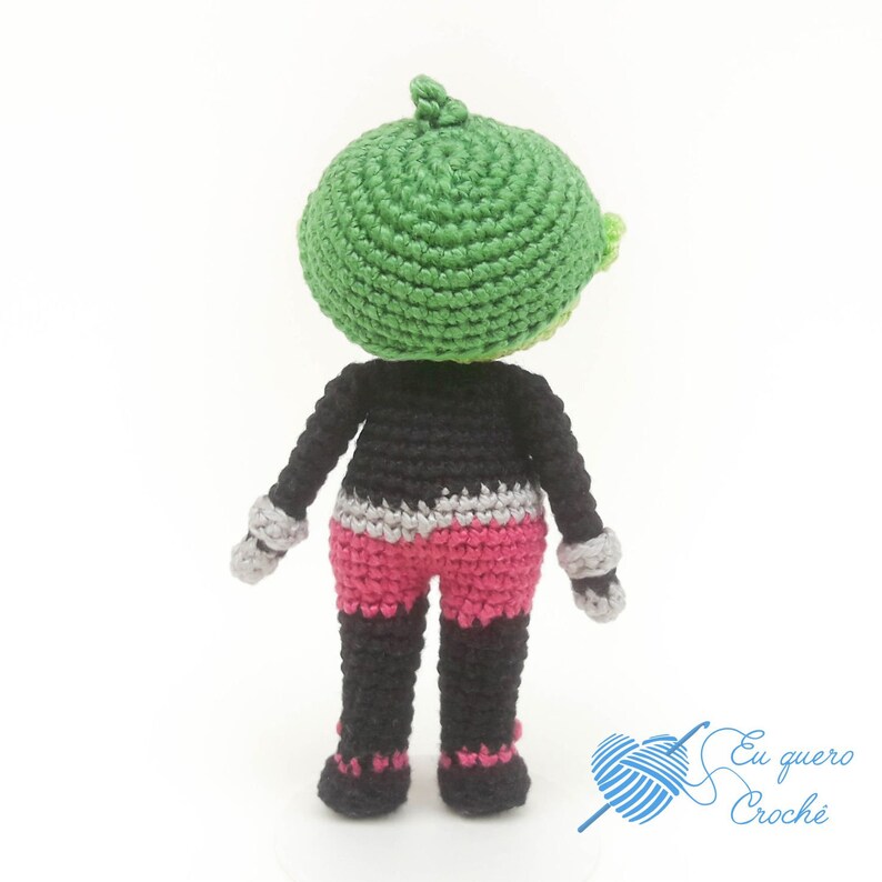Beast Boy TT Toy Art Amigurumi Crochet Pattern PDF - Etsy