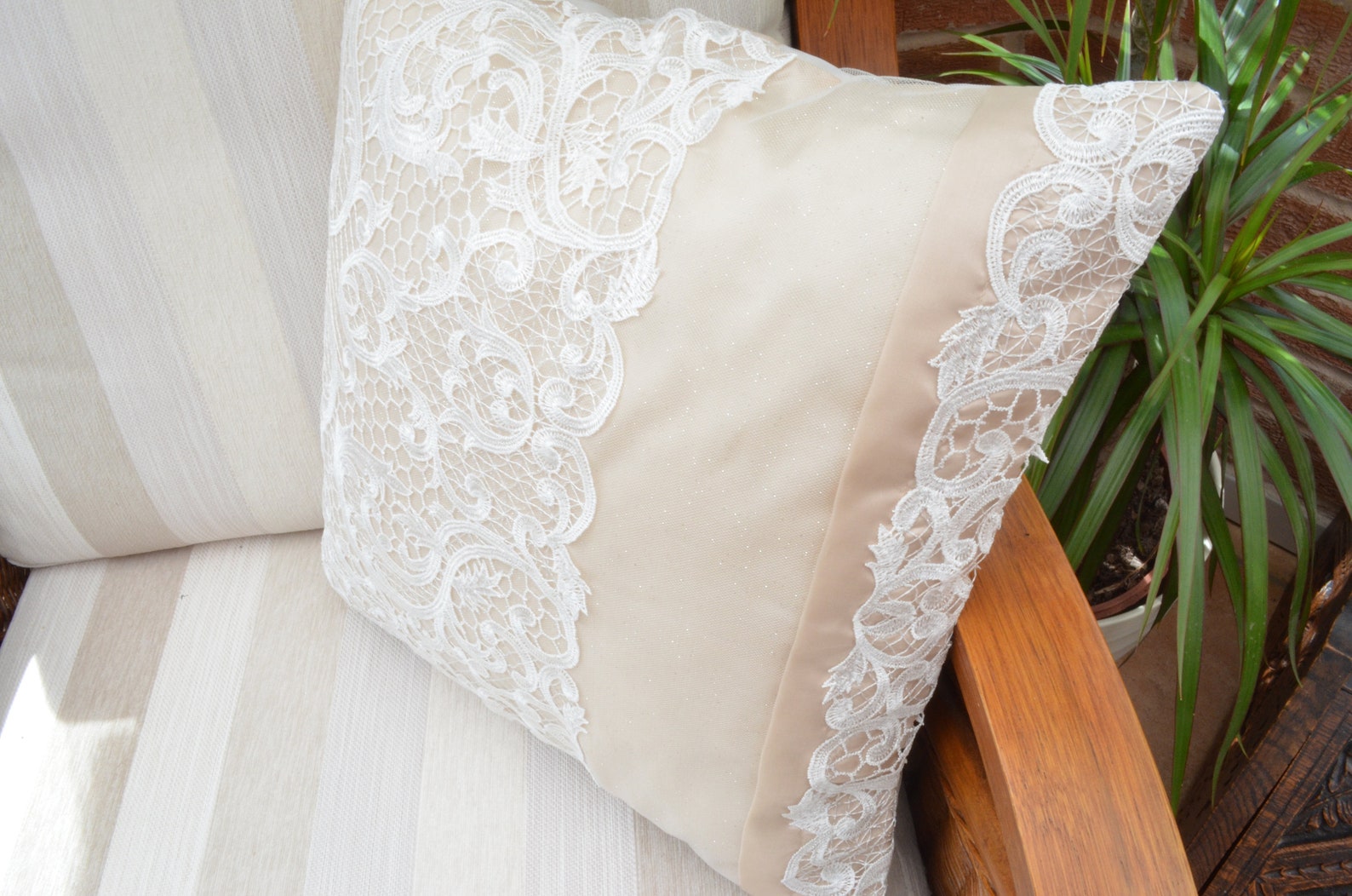 Ivory Lace Pillowcase Decorative Pillow Case Pillow Cover - Etsy
