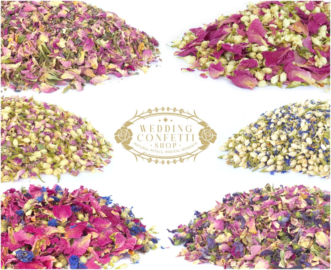 Natural Confetti | 68 Types | Wedding Confetti | Flower Girl Real Petal ...