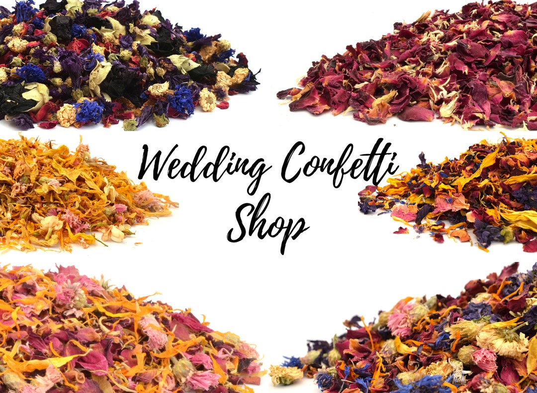 Natural Throwing Confetti - 60 Types Wedding Confetti Dried Flower ...