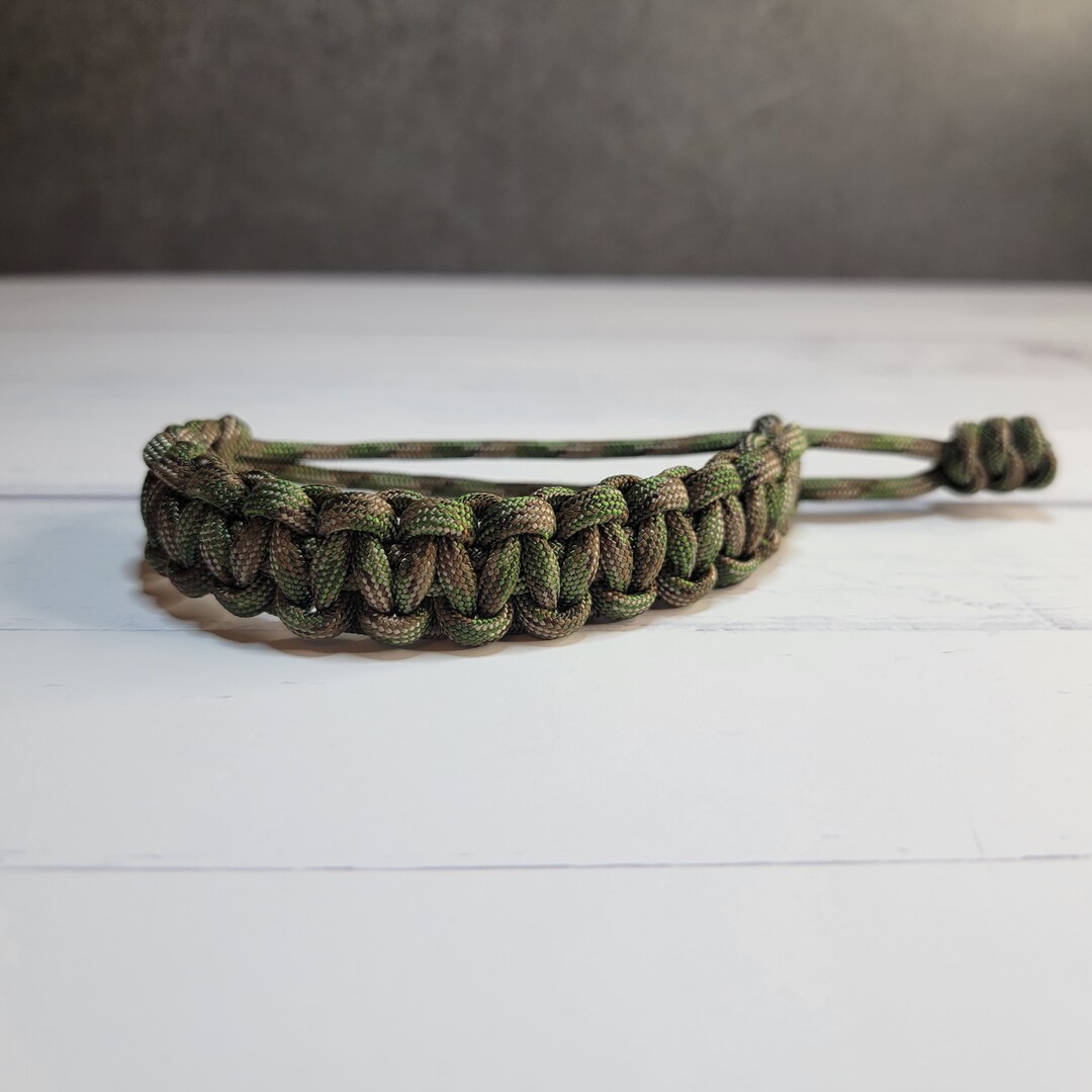 Camo Bracelet, Adjustable Paracord Bracelet, Cobra Braid Bracelet ...