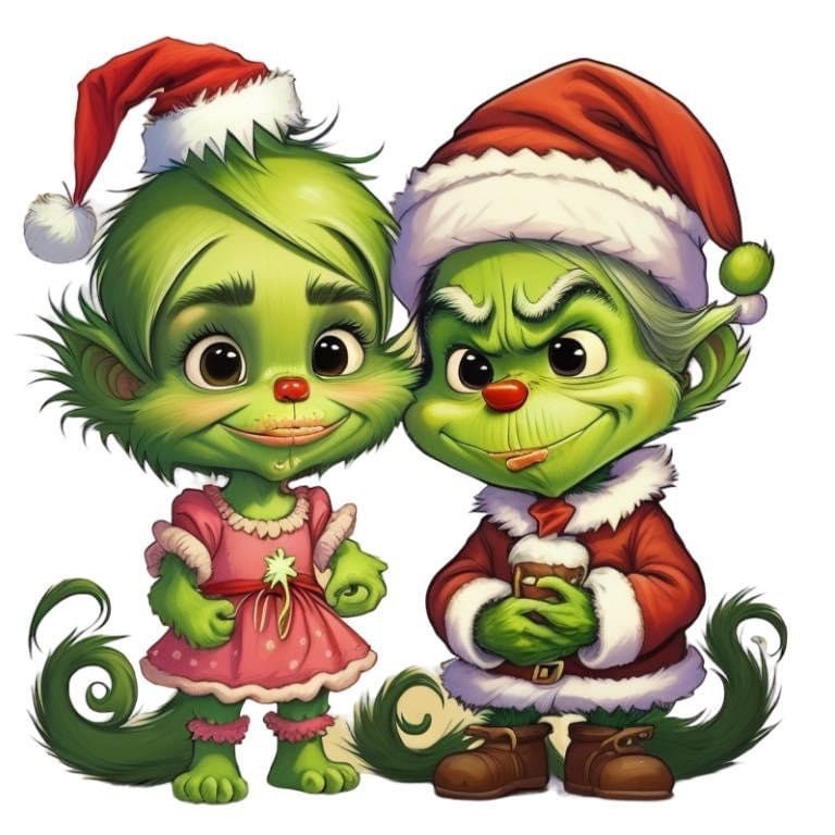Grinch's Grandmother and Grandfather/grinch's Grandma and Grandpa - Etsy
