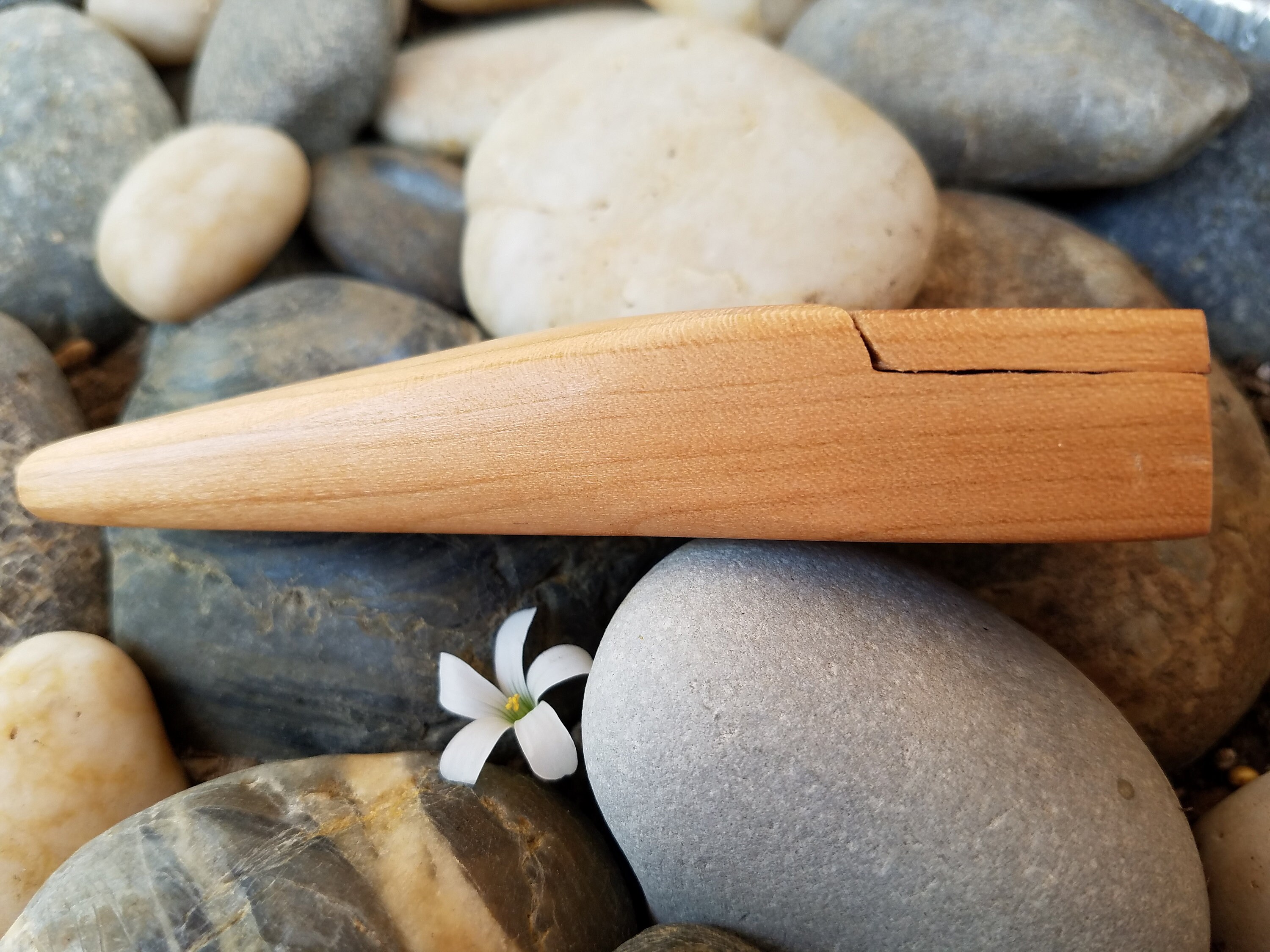 Blue Mother of Pearl Pocket Pipe