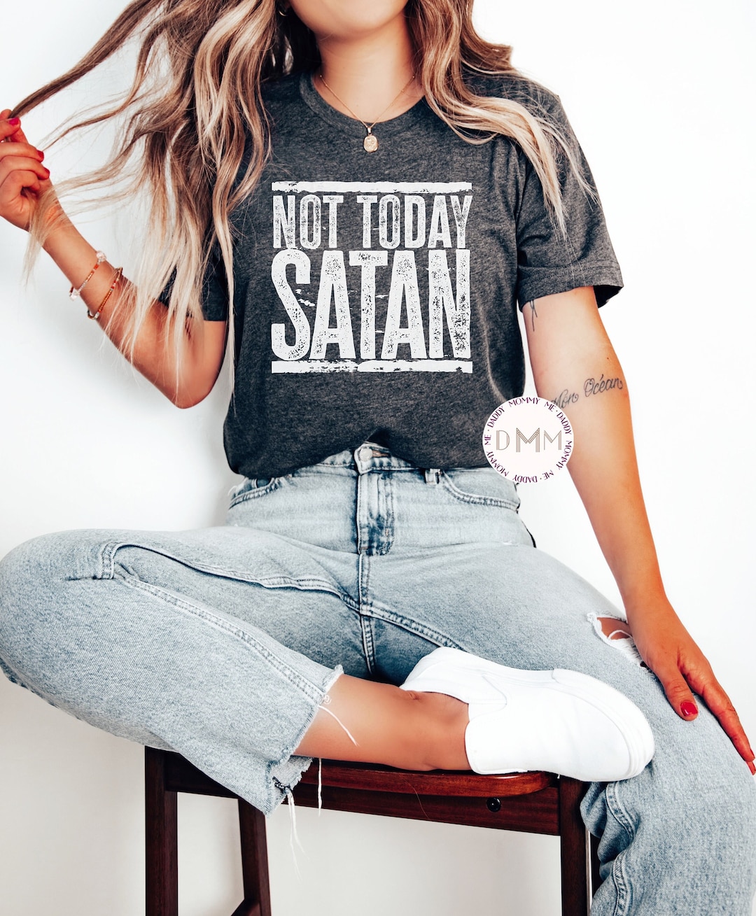 Not Today Satan Shirt, Christian Shirt, Religious, Sarcastic ...